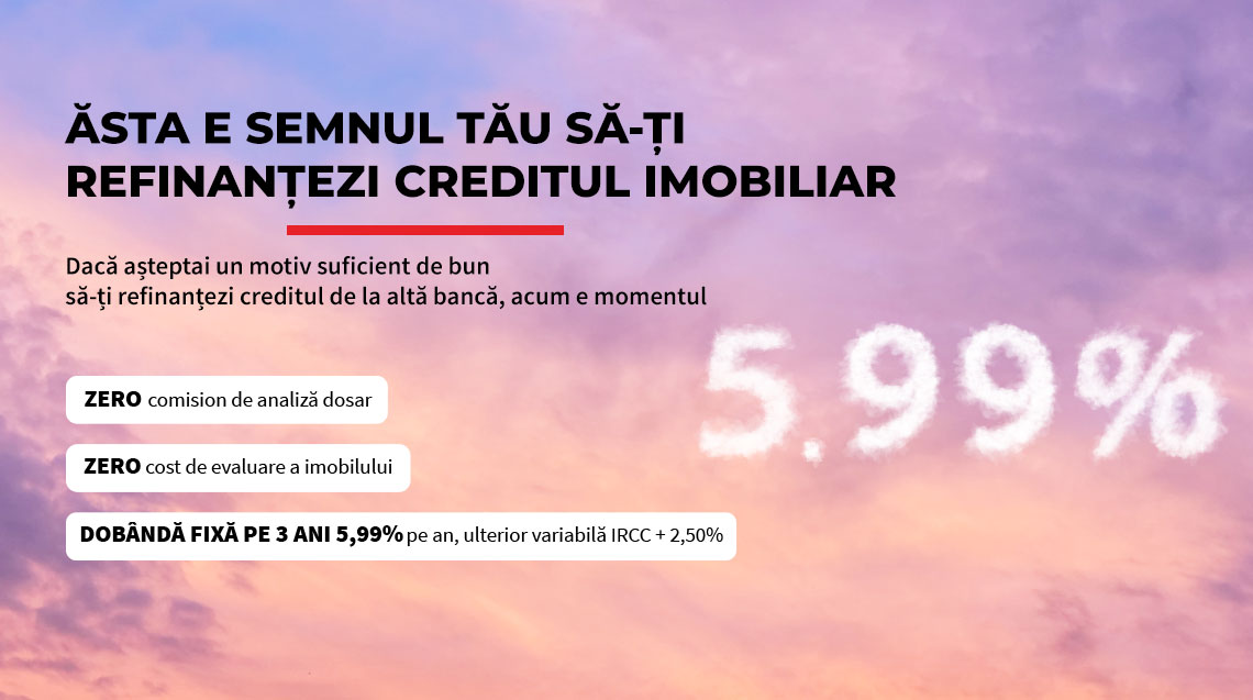 Refinantare Credit Ipotecar Habitat | BRD
